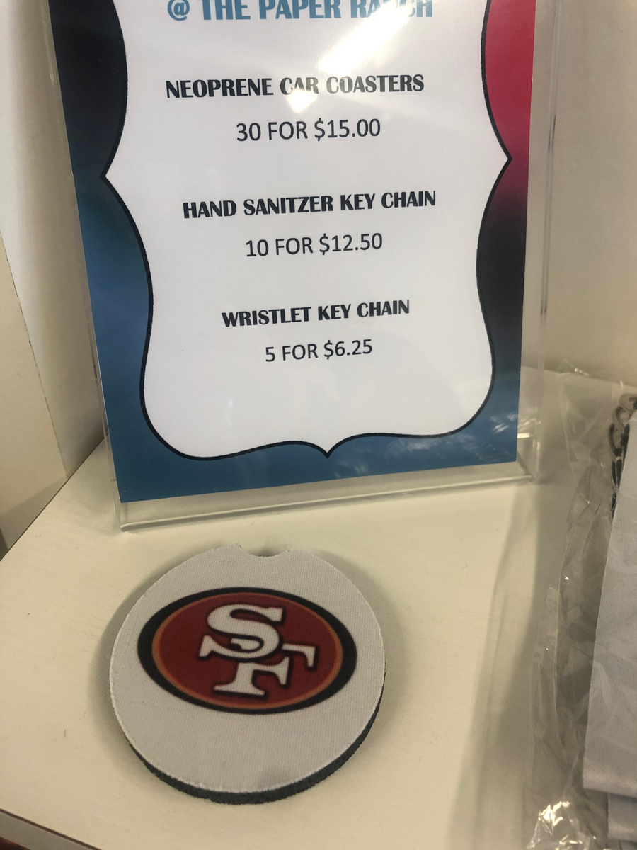 SUBLIMATABLE NEOPRENE CAR COASTERS – Paper Ranch