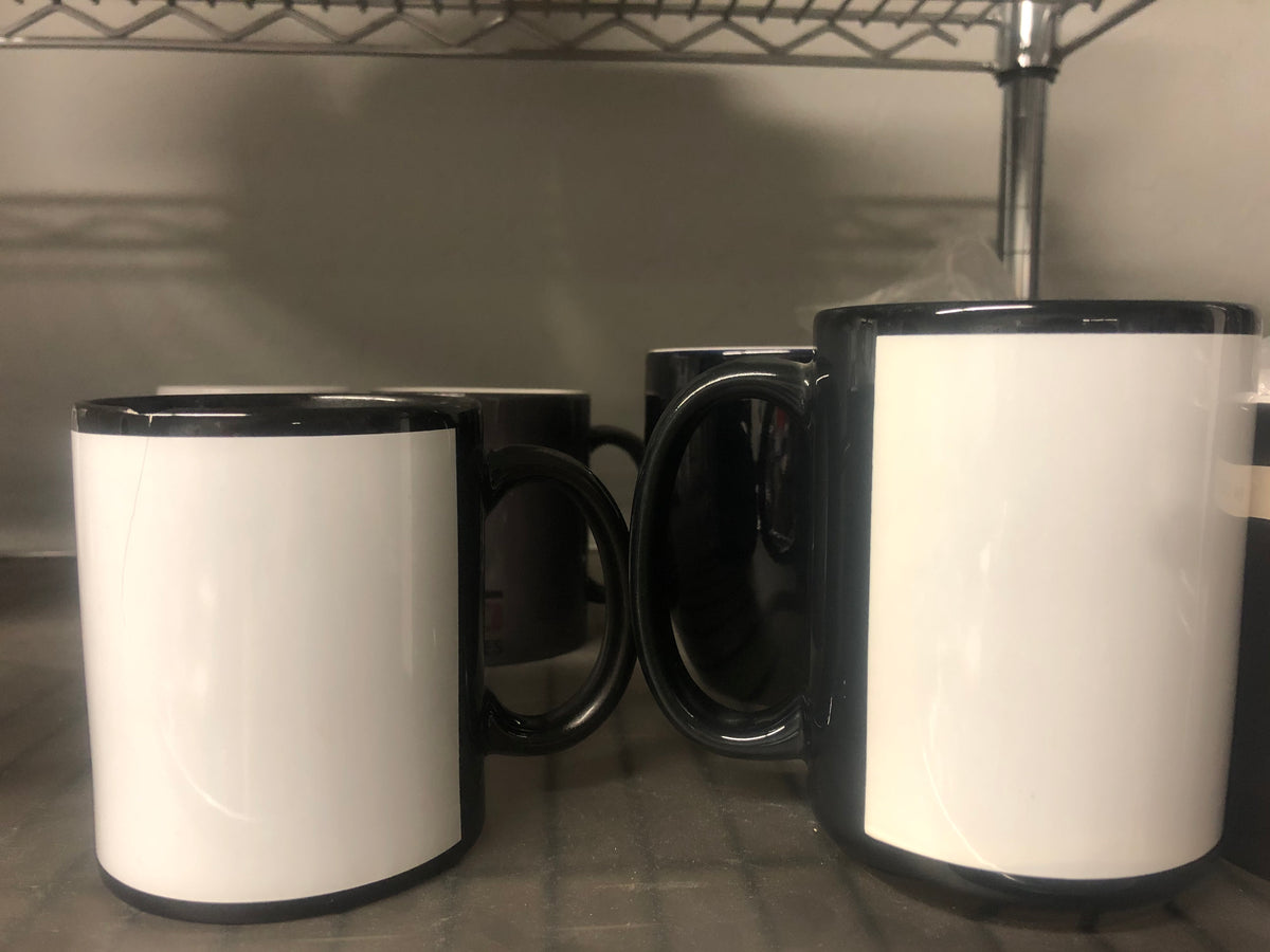 11 OZ. AND 15 OZ. BLACK SUBLIMATABLE MUGS – Paper Ranch